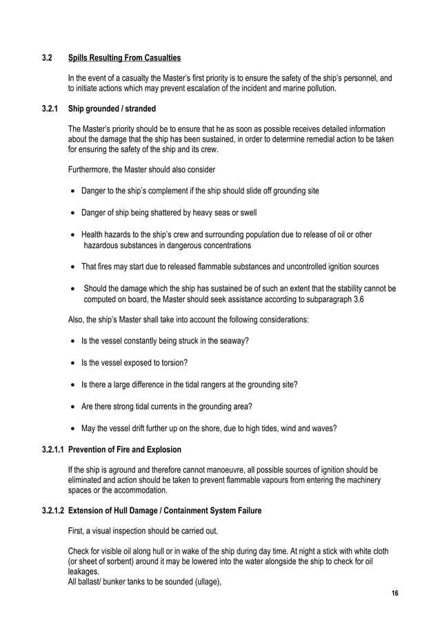 Sopep sample plan | PDF