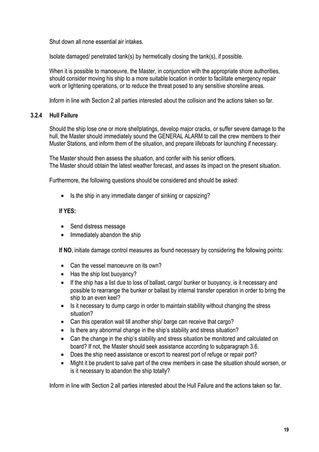 Sopep sample plan | PDF