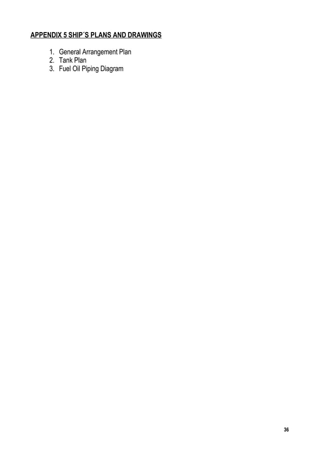 Sopep sample plan | PDF