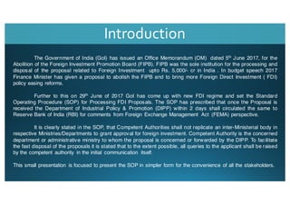 New FDI approval regime in India | PPT