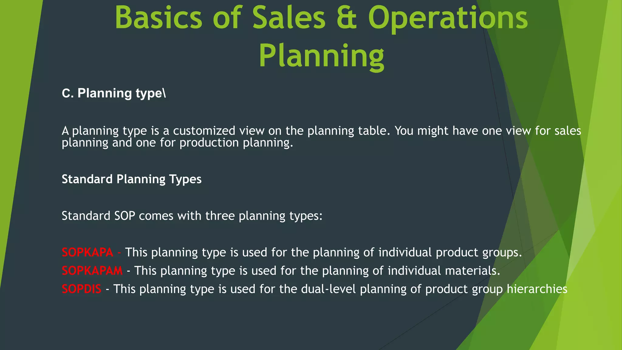 SAP Sales and Operational Planning -SOP | PPTX | Sales | Business