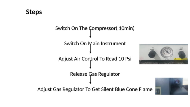 sop flame photometer, elico flame photometer CL 378 | PPTX