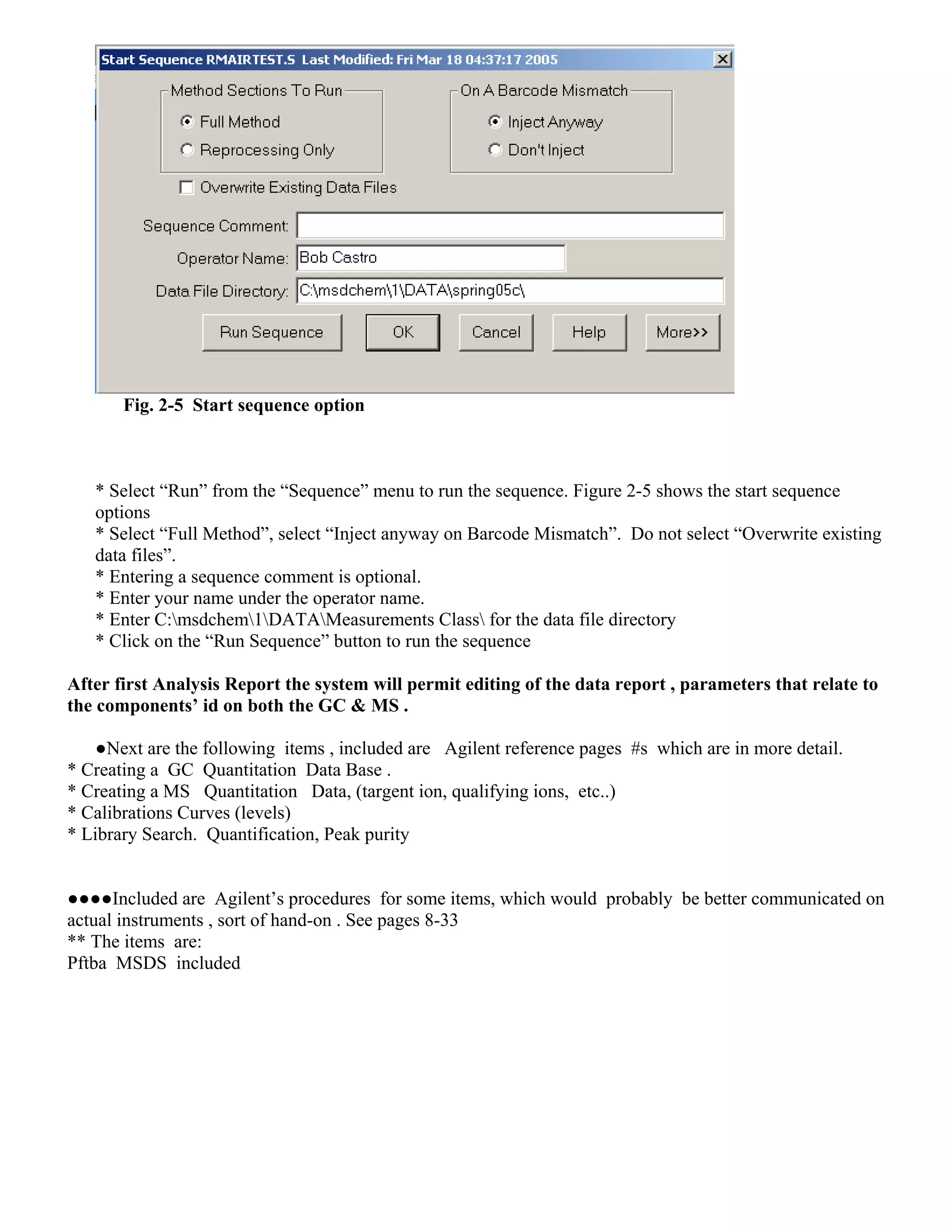 Basic SOP for Agilent 6890/5973 system | PDF