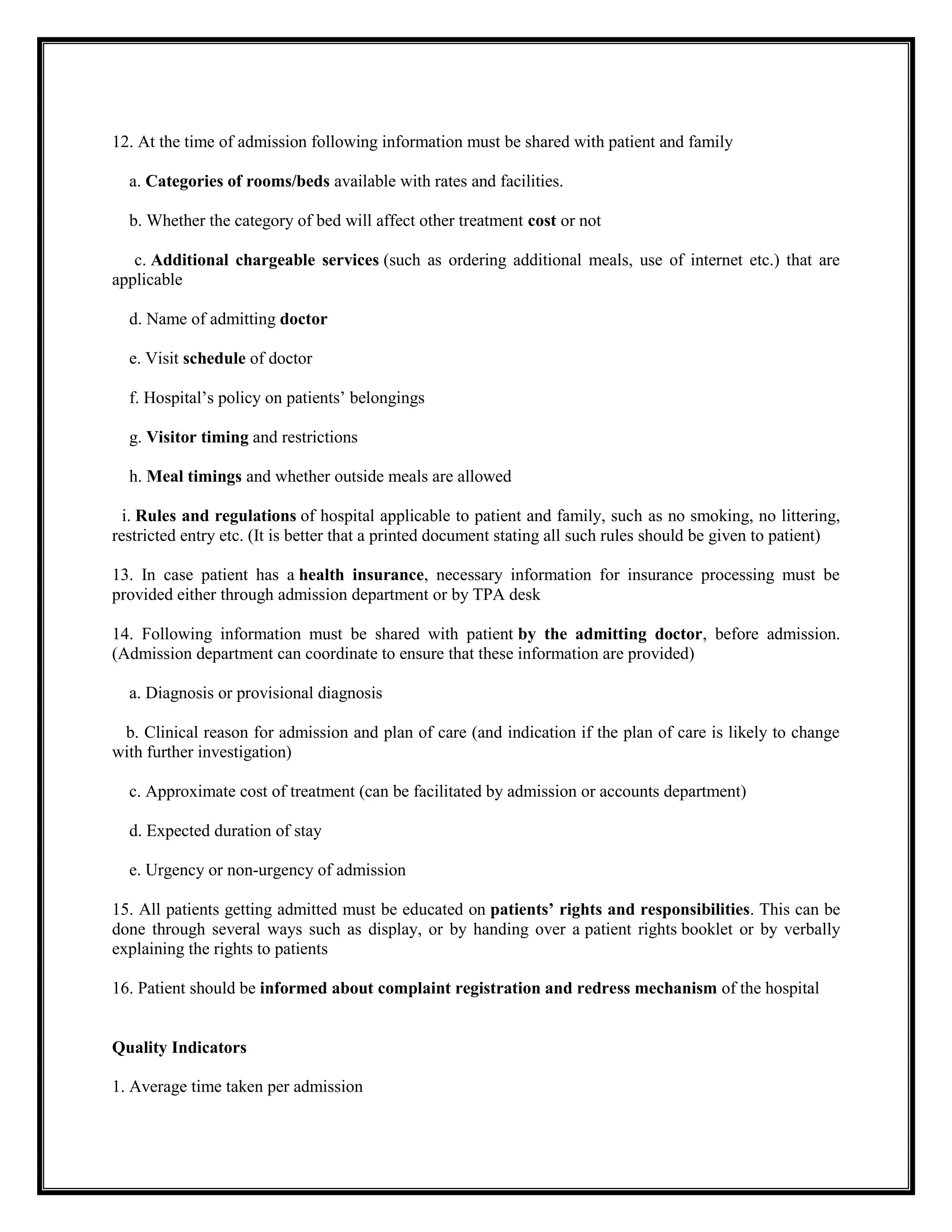 SOP for Admission of patient procedure.docx