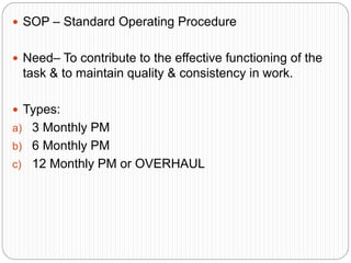 Sop for air compressors | PPTX