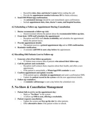 SOP - for Scheduling OPD Appointment.docx