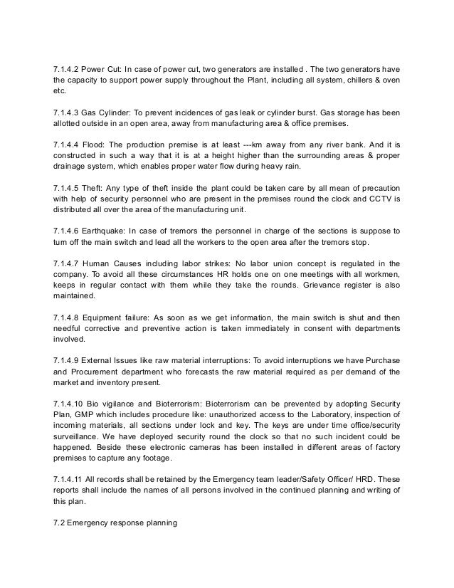 SOP for Emergency response plan..pdf