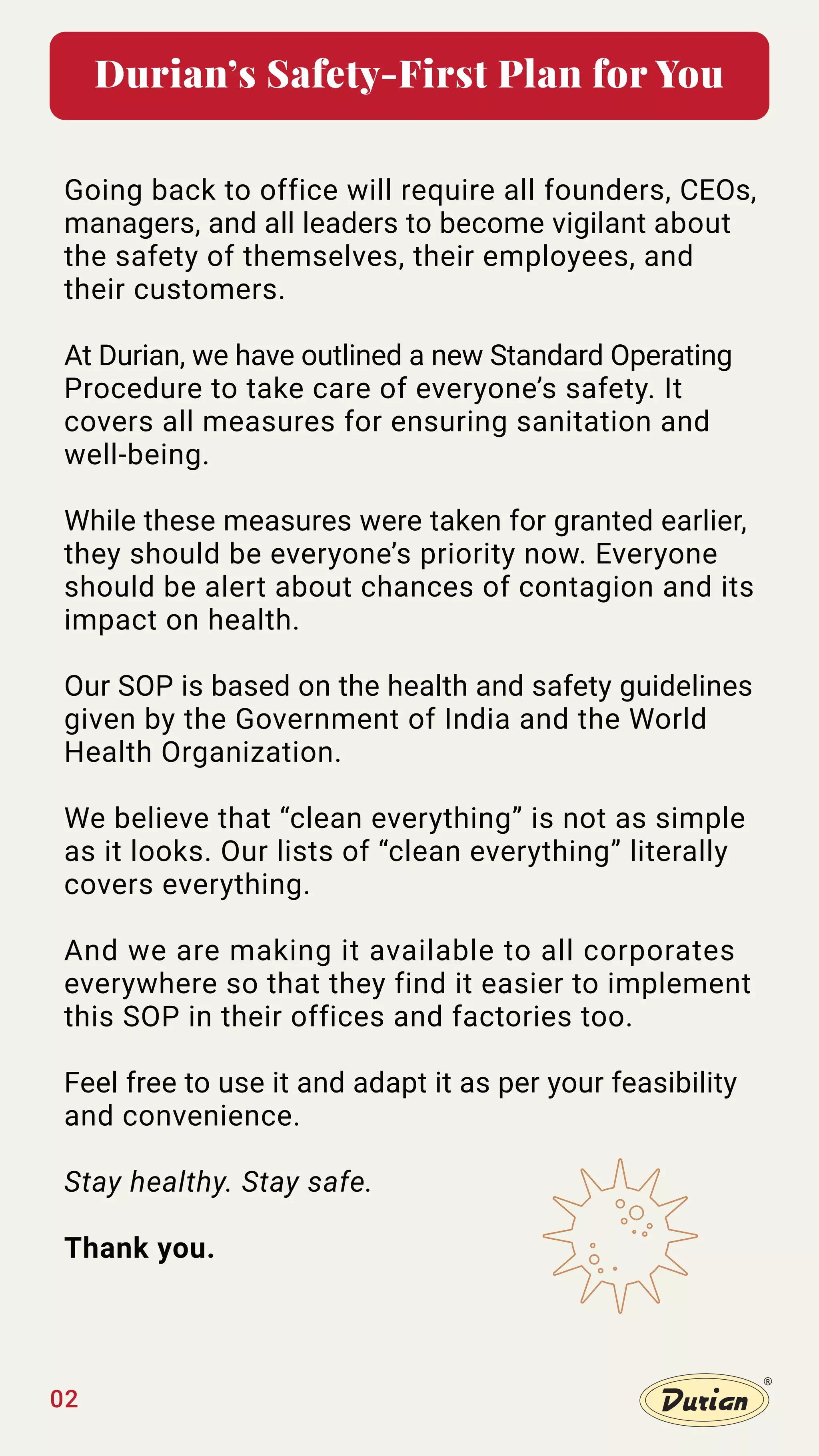 Sop for office by durian | PDF