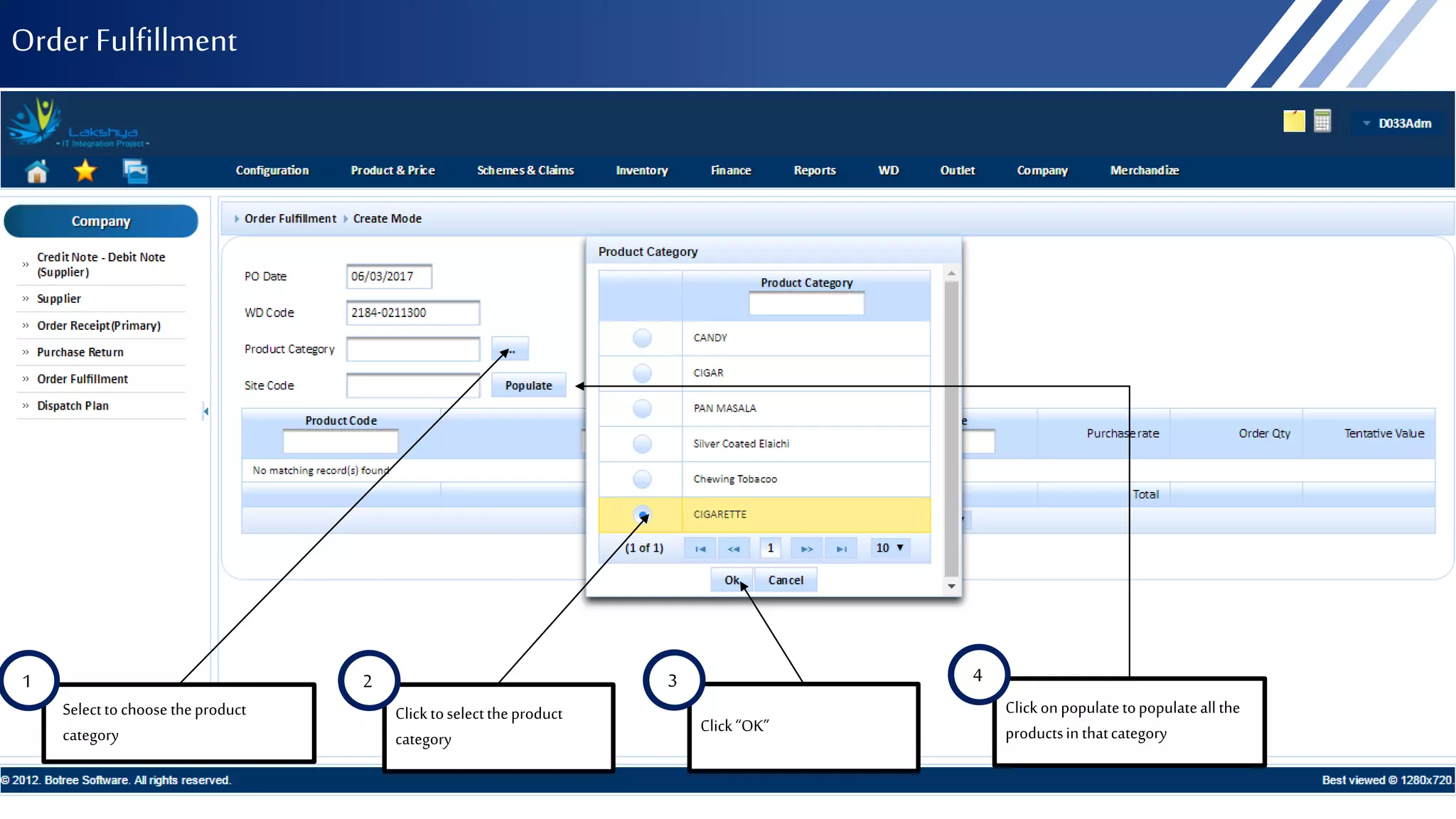 SOP for Order Fulfillment (WD) | PPTX