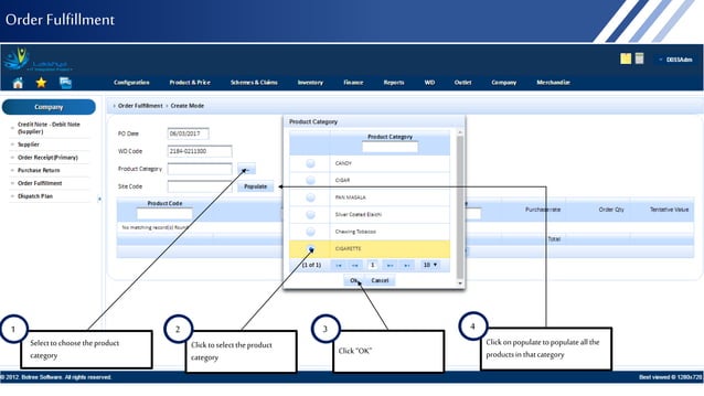 SOP for Order Fulfillment (WD) | PPTX