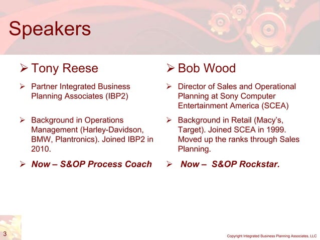 S&OP Framework and Case Study | PPTX | Logistics | Business