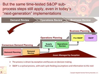 S&OP Framework and Case Study | PPTX | Logistics | Business