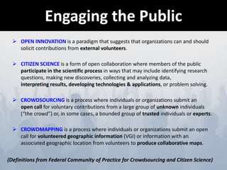 Federal Crowdsourcing and Citizen Science | PPT