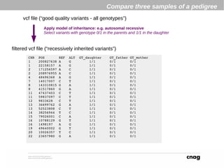 Variant calling and how to prioritize somatic mutations and inheritated ...