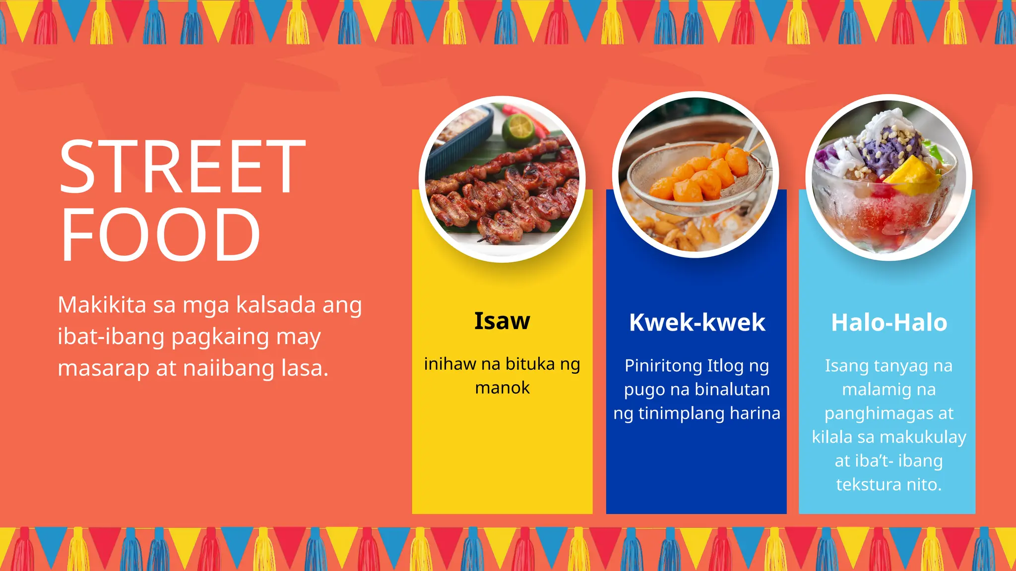 Mga paboritong kilalang pagkain ng mga pilipino | PPTX