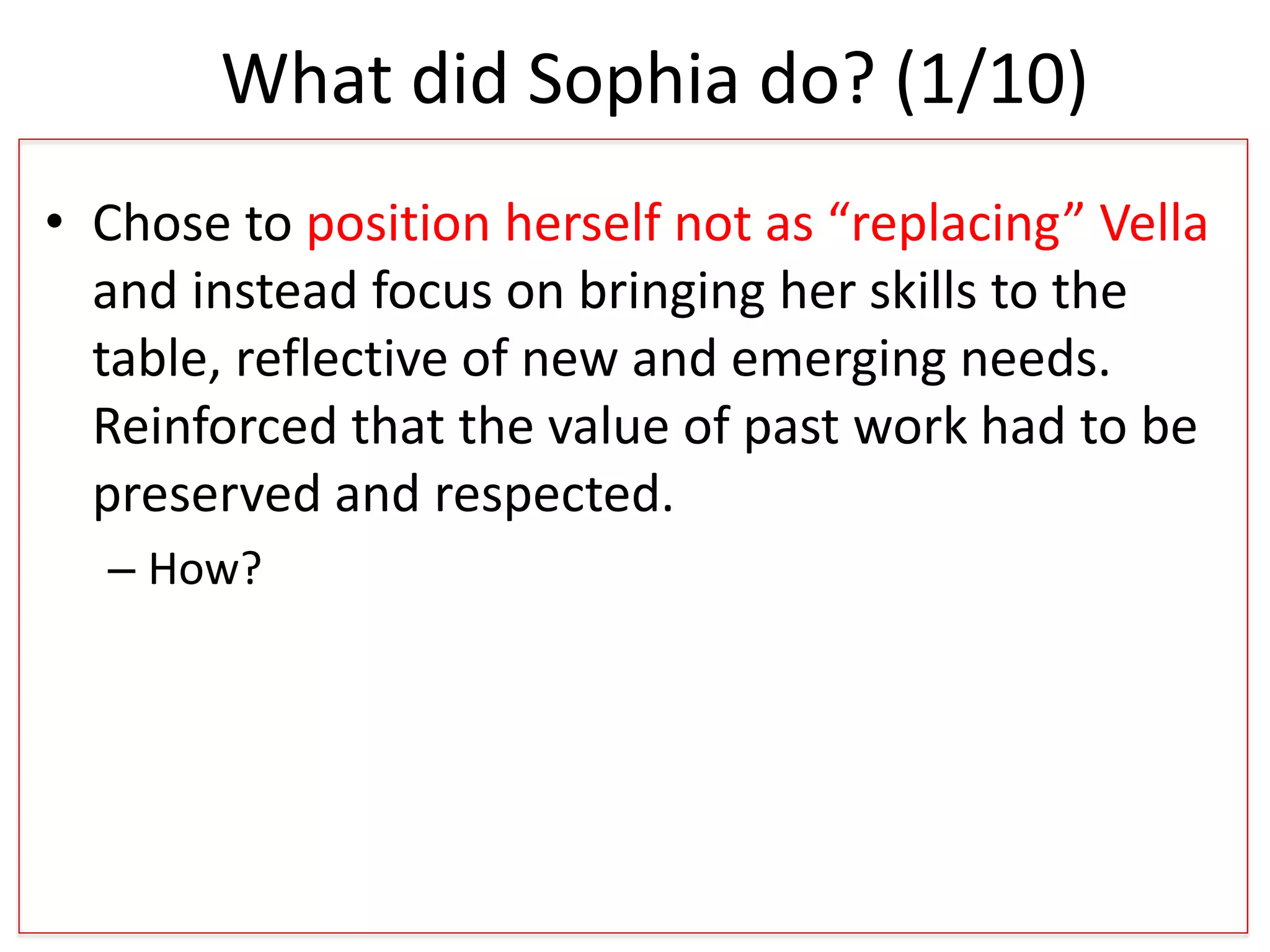 Sophia tannis what happened next.ppt