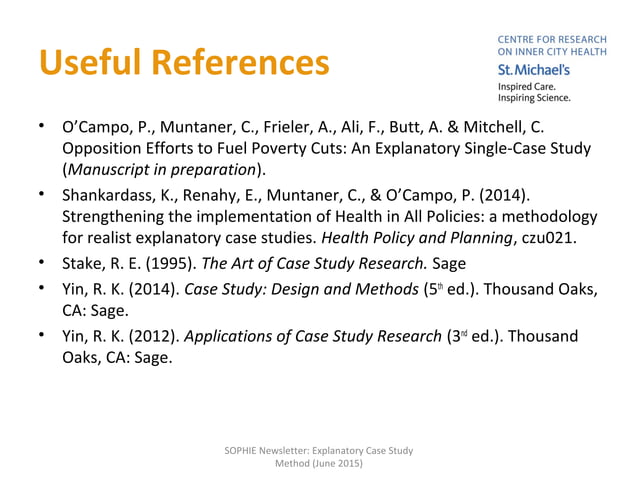 Explanatory Case Study (ECS) method: A Brief Summary | PPTX