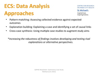 Explanatory Case Study (ECS) method: A Brief Summary | PPTX