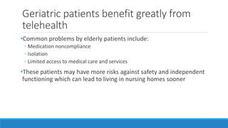 Telehealth and Mental Health | PPTX