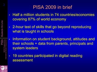 PISA 2009 - Evaluating Systems to Improve Education | PPT