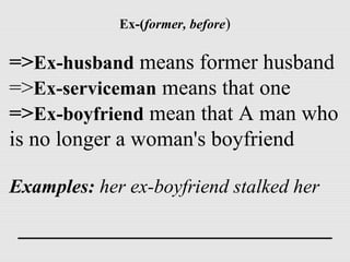 Prefixes | PPT