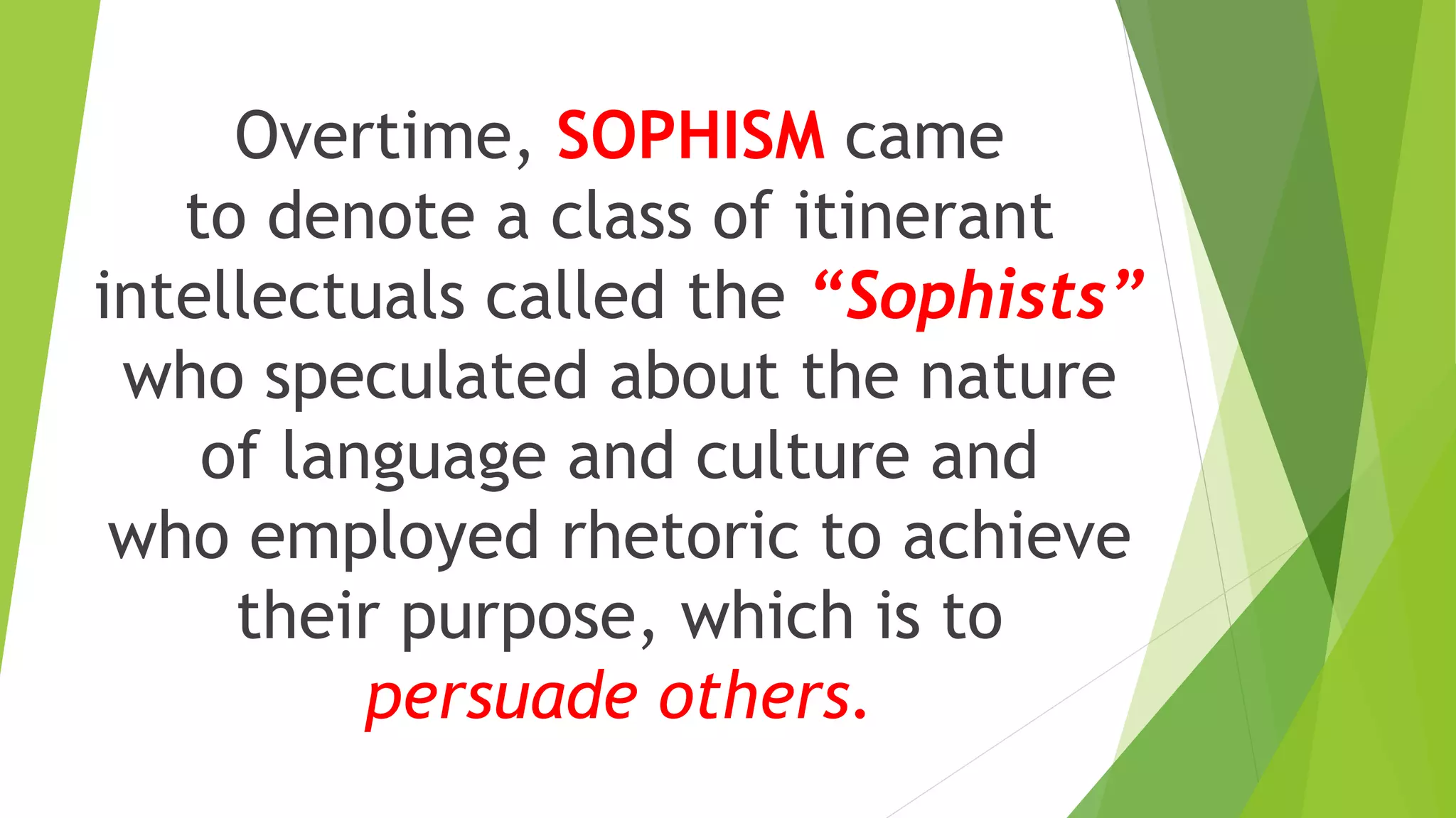 What is Sophism? | PPT