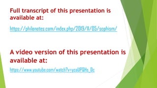 What is Sophism? | PPT