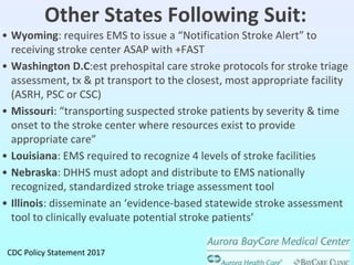 Sophisticated Prehospital Stroke Systems of Care | PPTX