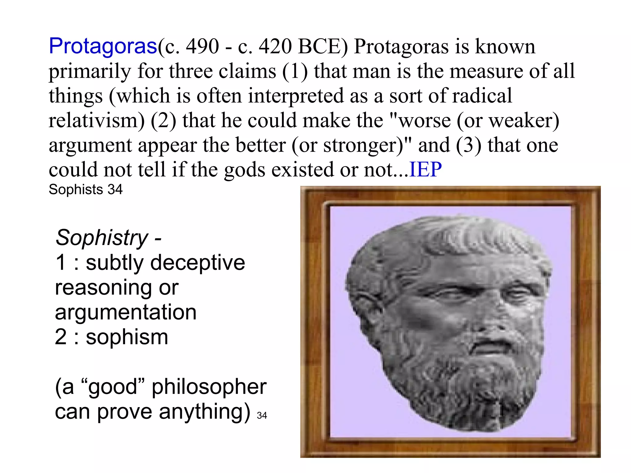 Sophists, Socrates, & Plato | ODP