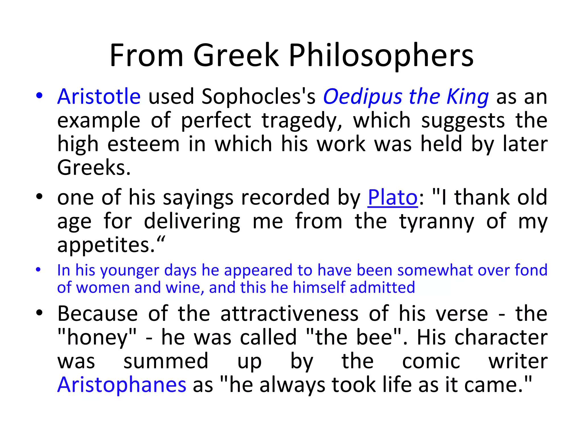 Sophocles | PPT