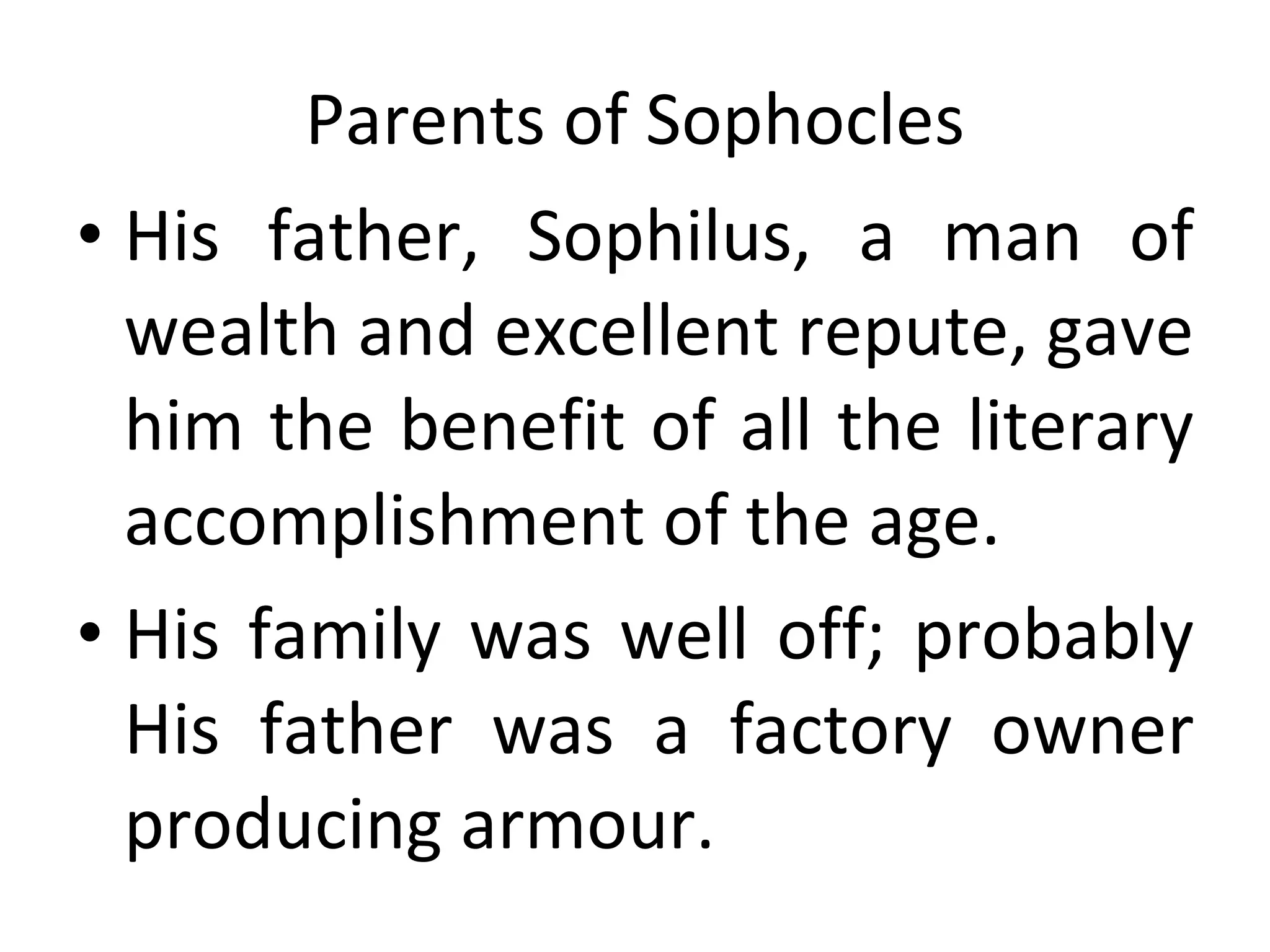 Sophocles | PPT