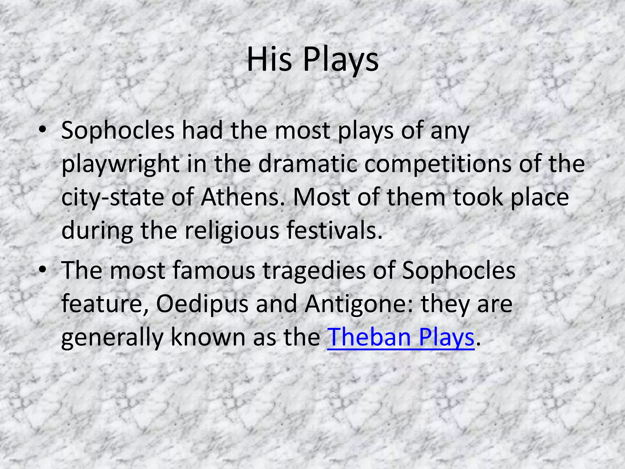 Sophocles | PPTX