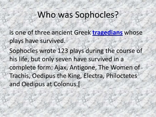 Sophocles | PPTX