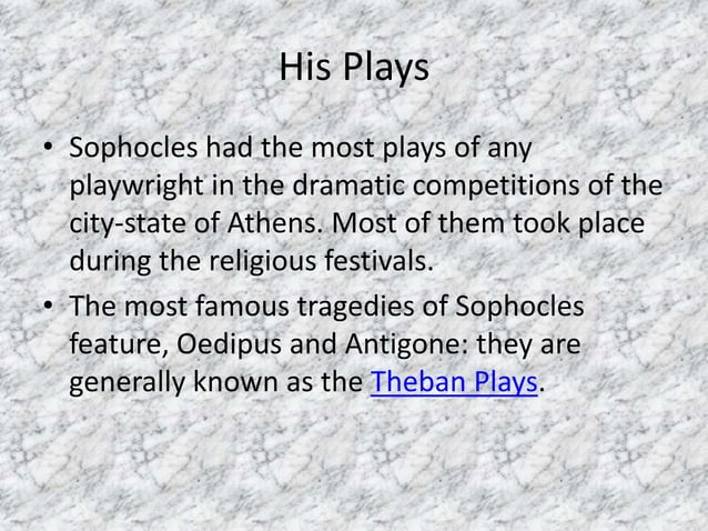 Sophocles | PPTX