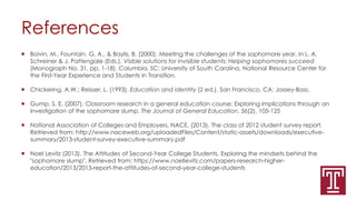 Sophomore nacada presentation | PPTX