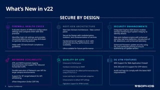 sophos firewall v22 whats new in solution | PPTX