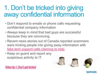 IT Security DOs and DON'Ts | PPTX