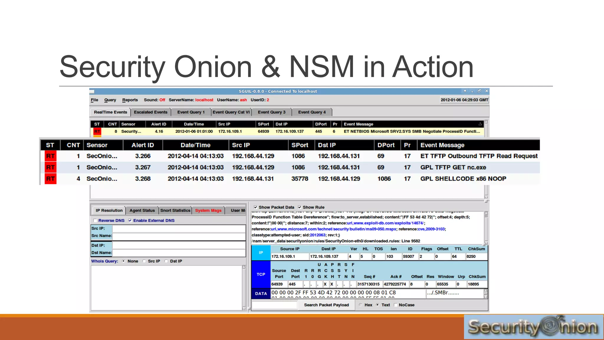 Security Onion - Brief | PPTX