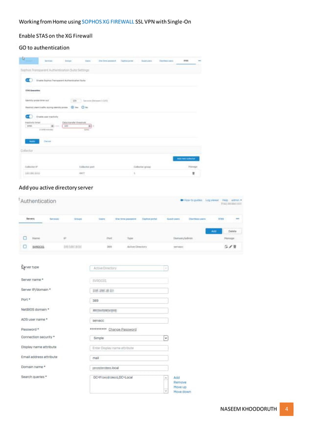 Sophos XG FIREWALL SSL VPN Configuration | PDF