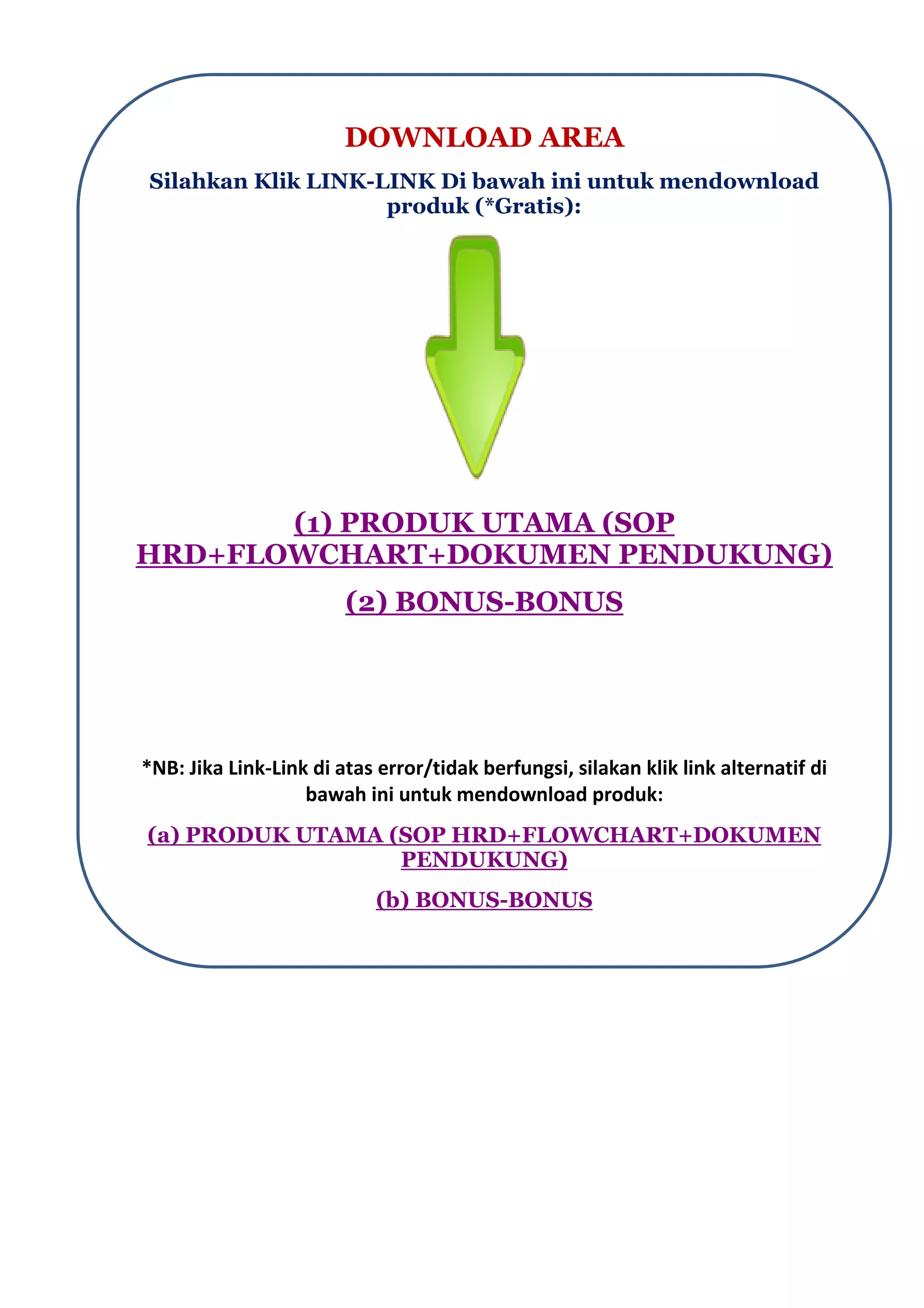 Standar Operasional Prosedur (SOP) HRD | PDF