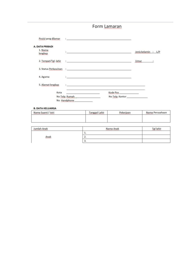 Standar Operasional Prosedur (SOP) HRD | PDF