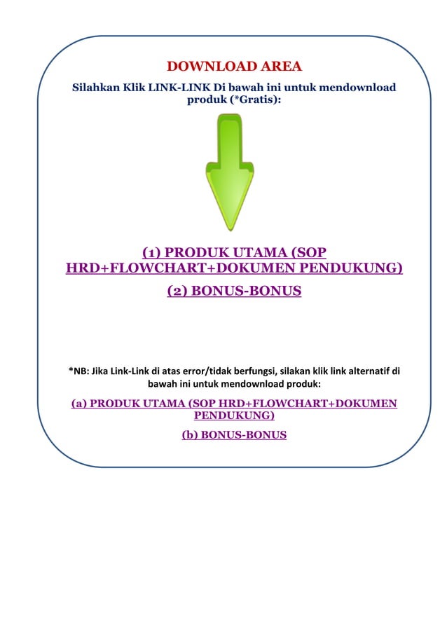 Standar Operasional Prosedur (SOP) HRD | PDF