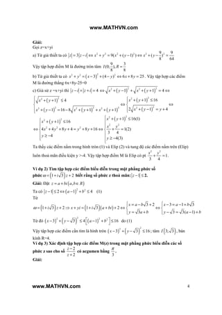 So phuc va cac bai toan lien quan 2 | PDF