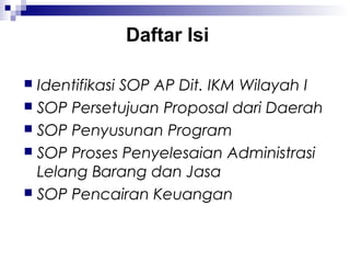 SOP Administrasi Pemerintahan | PPT