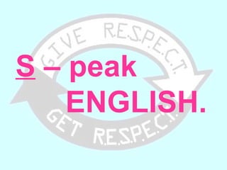 Sop In My English Class | PPT