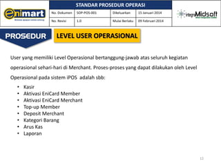 SOP iPos merchant enimart v.1.0 | PDF