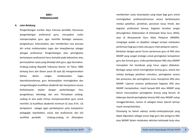 Sop kkg dan mgmp buku 1 | PPT