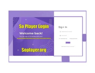 so player login.ppt