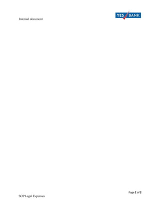 SOP Legal Expenses | DOCX