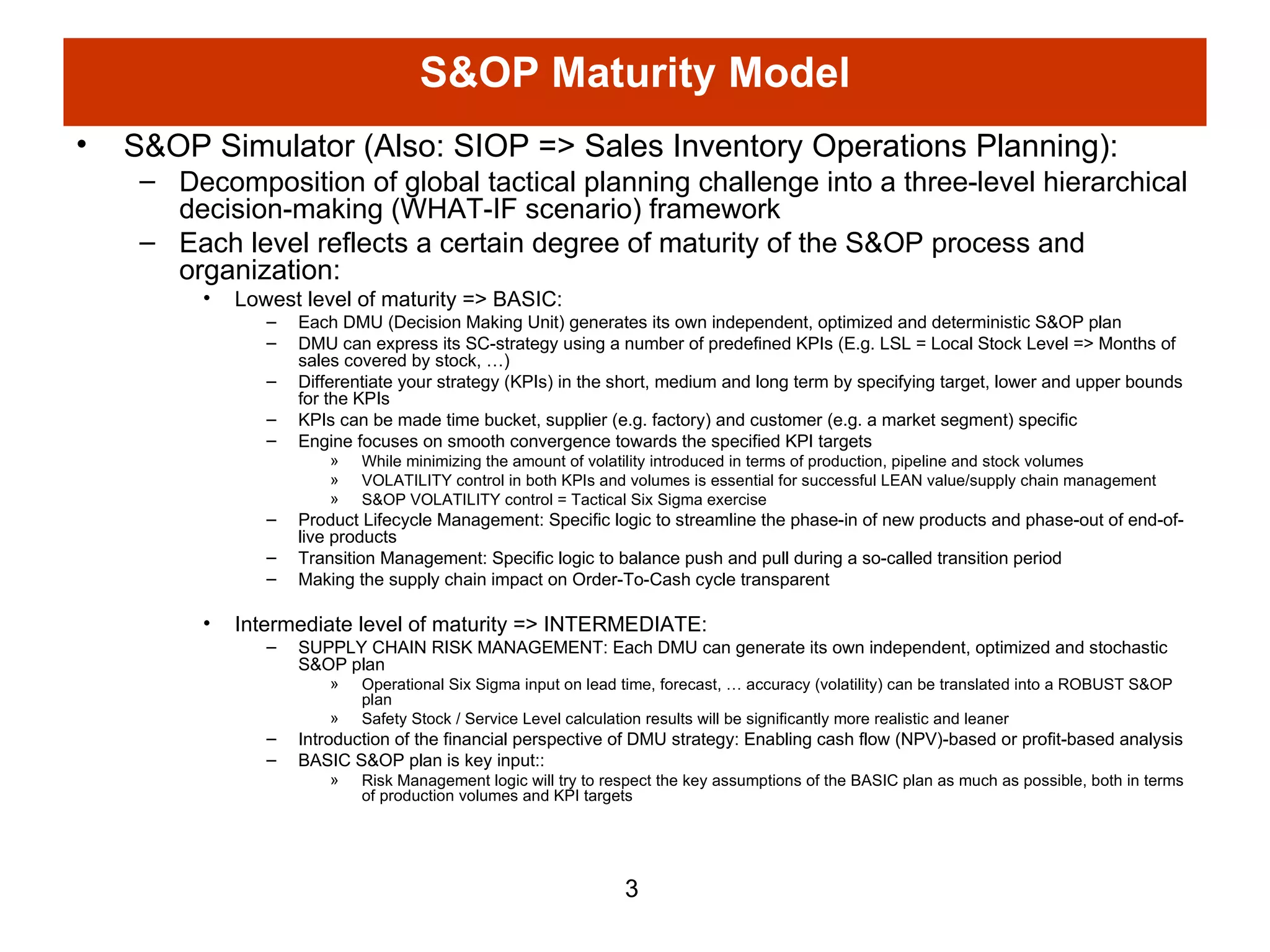 S&op maturity model | PPT